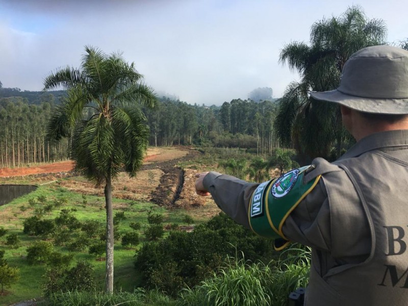 1º BABM constata intervenção em área de preservação permanente em São ...